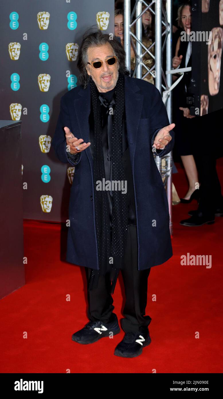 Al Pacino attending the BAFTA British Academy Film Awards at the Royal ...