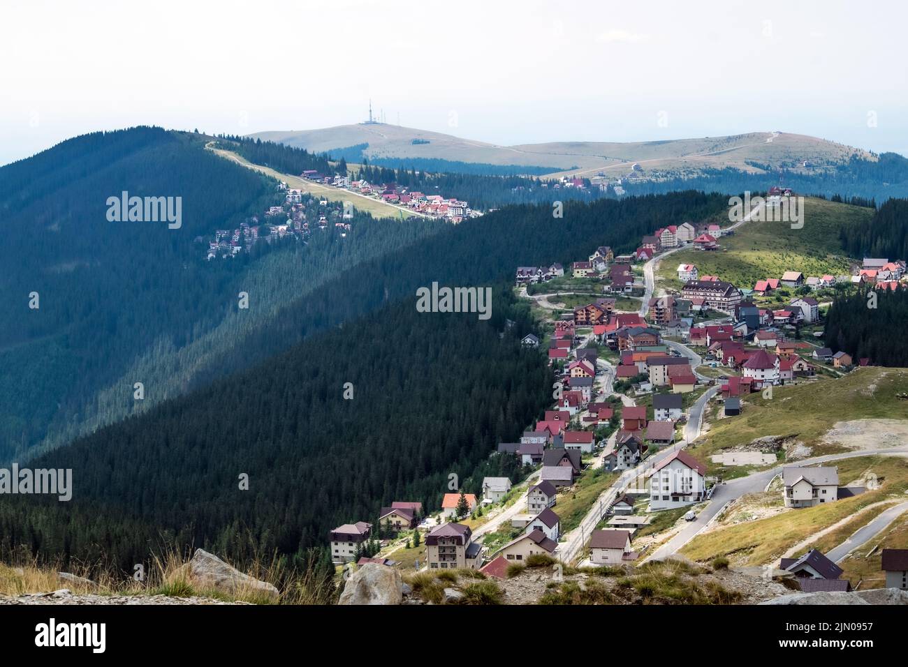Rânca and Transalpina Road Stock Photo - Alamy