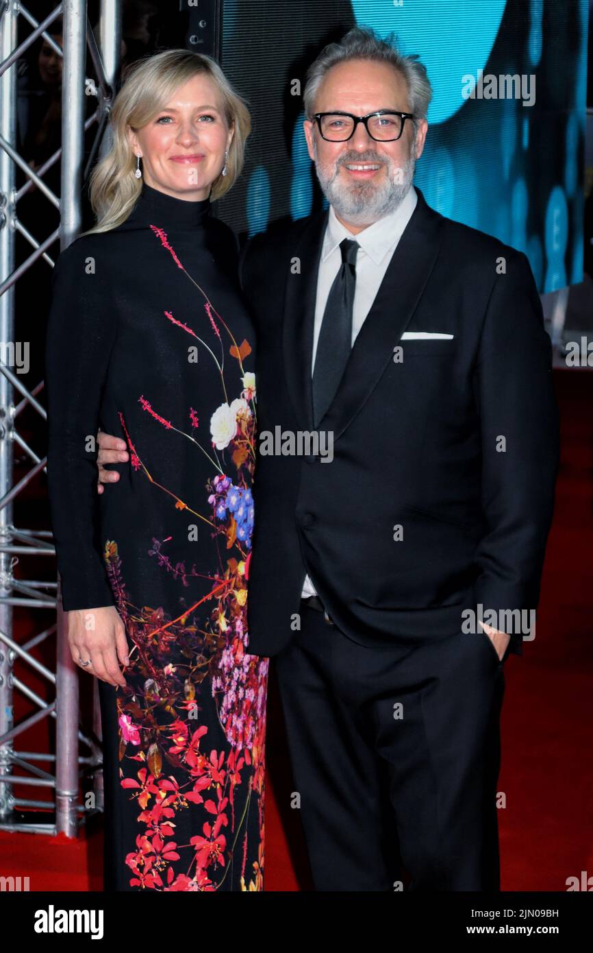 Alison Balsom and Sam Mendes attending the BAFTA British Academy Film ...