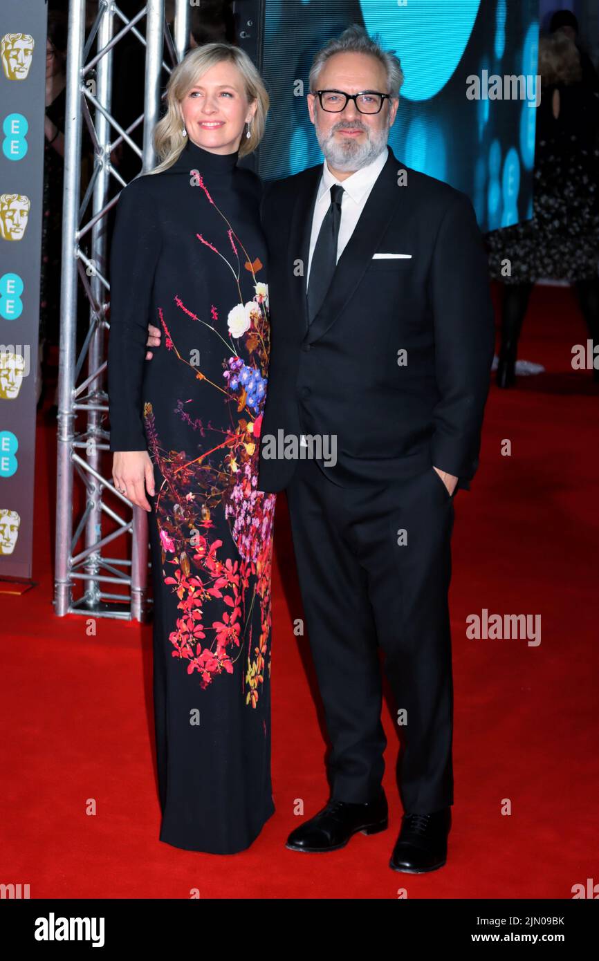 Alison Balsom and Sam Mendes attending the BAFTA British Academy Film ...