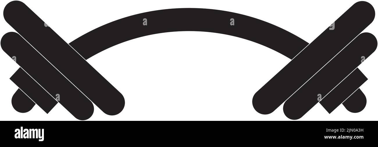 barbel icon logo vector design Stock Vector Image & Art - Alamy