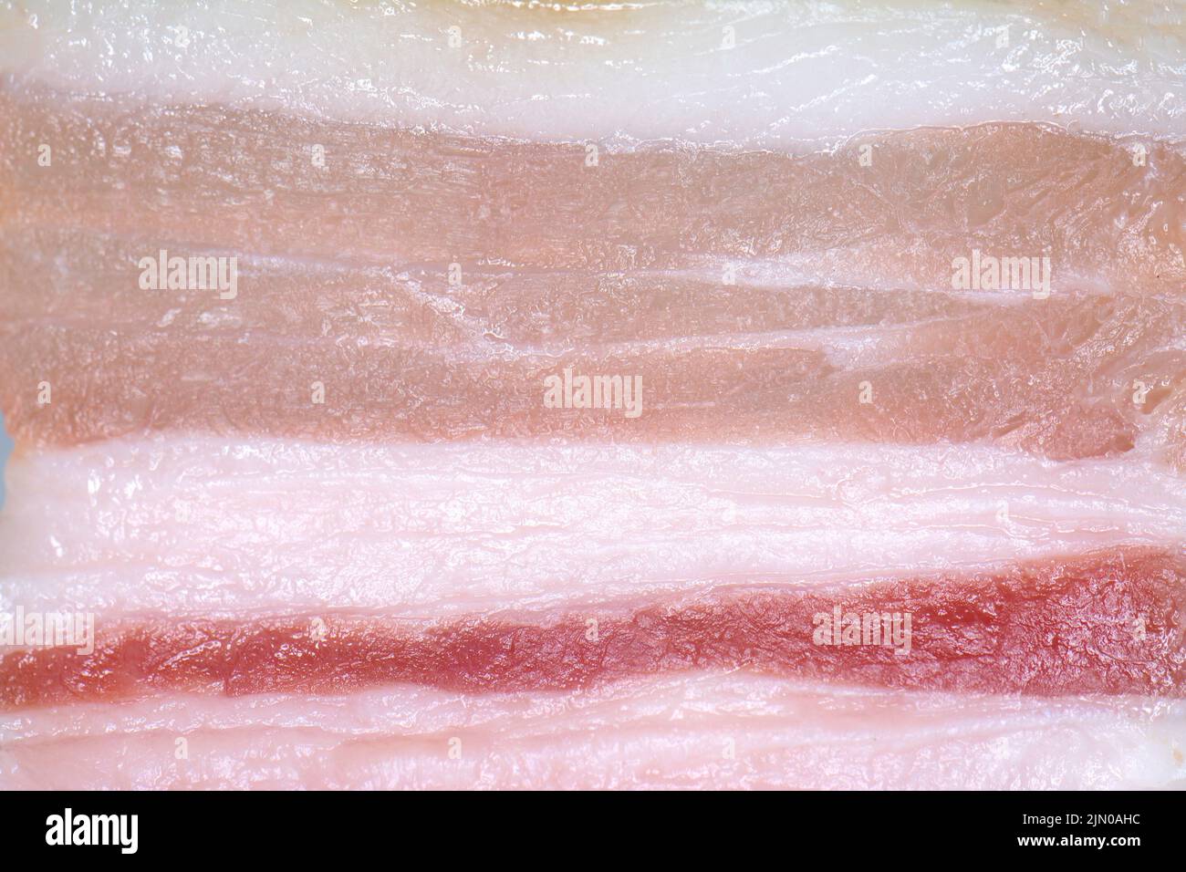 Smoked Bacon texture, full frame. Macro bacon background Stock Photo ...