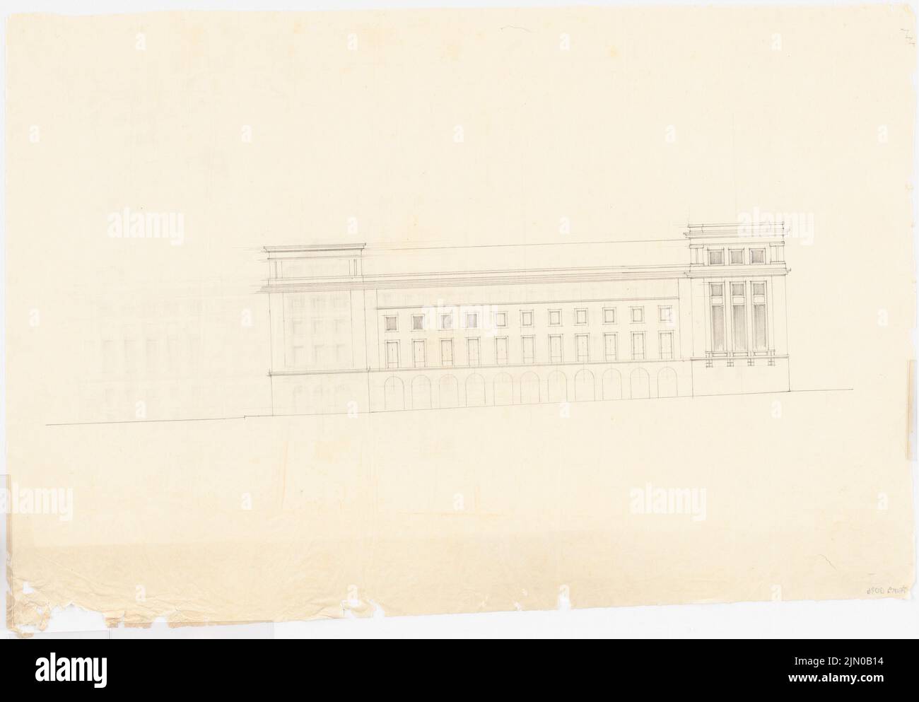 Böhmer Franz (1907-1943), House of the 109th SS Standarte (?) In Poznan ...