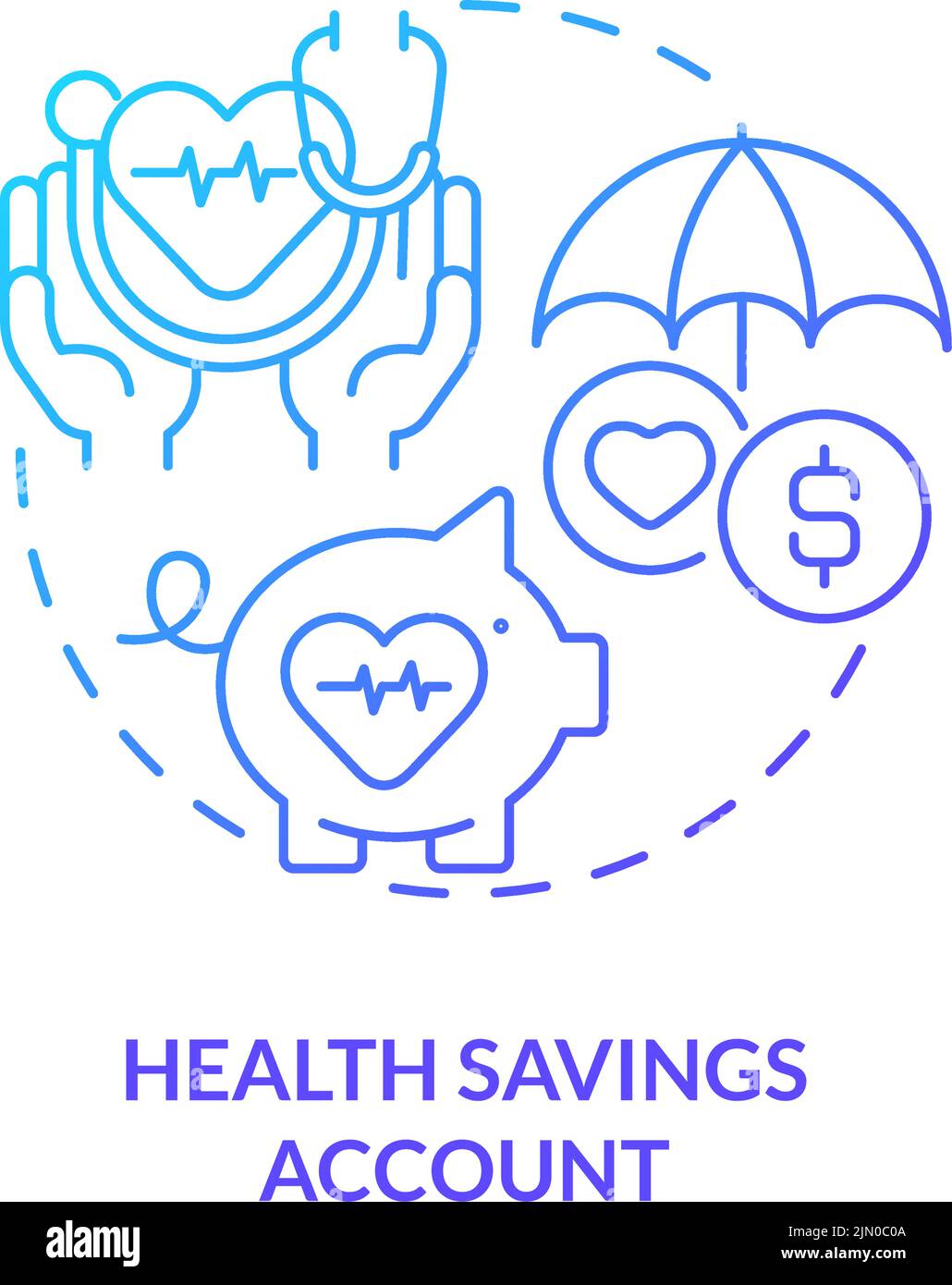 Healthcare savings account Stock Vector Images - Alamy