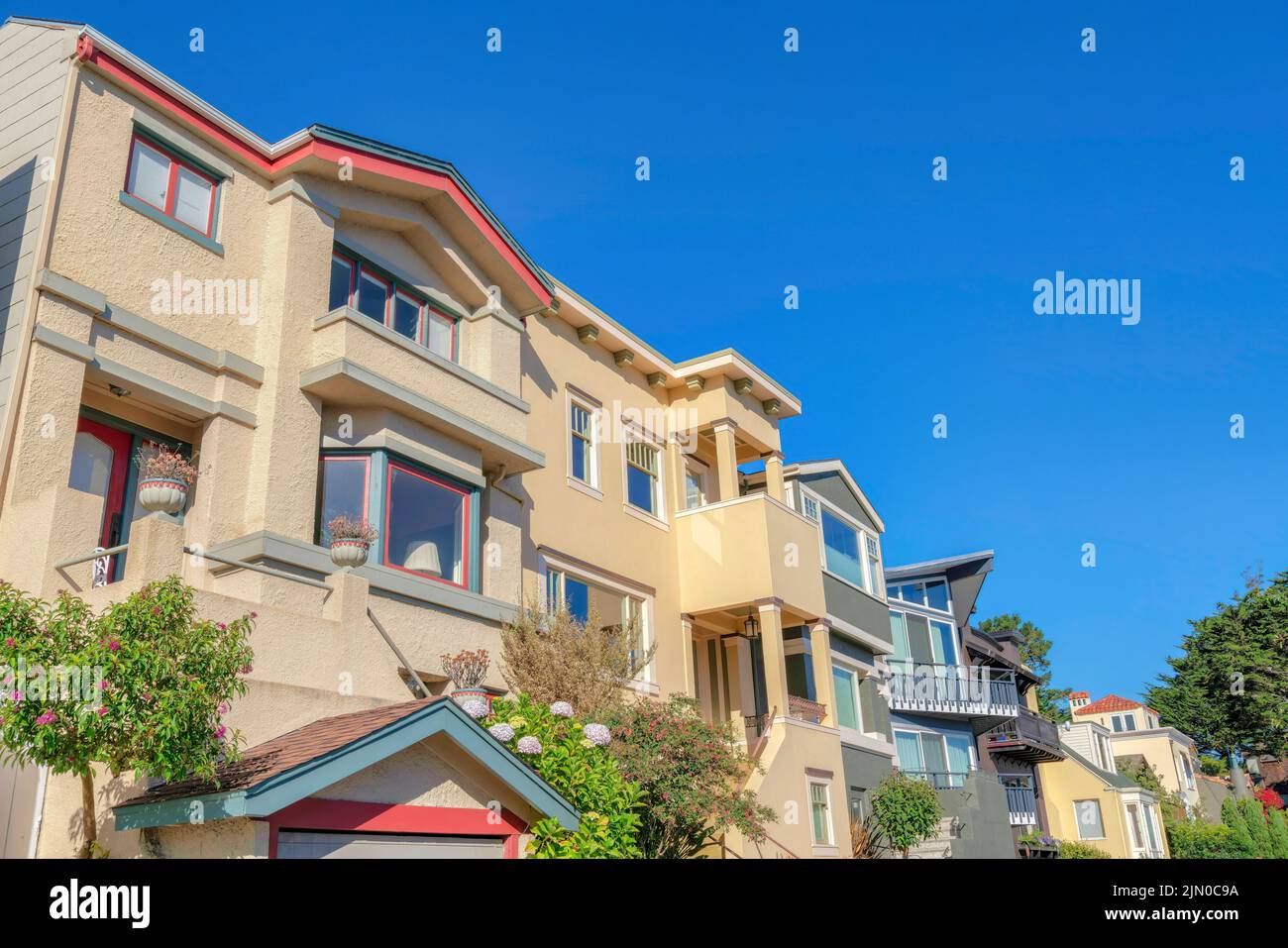 Houses homes outside exterior front entrance building buildings ...