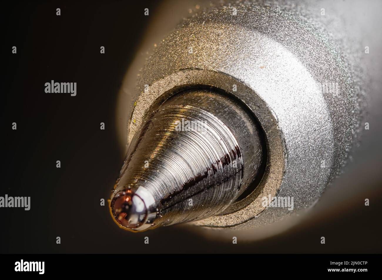 A macro shot of a metallic stainless edge of a tool Stock Photo - Alamy