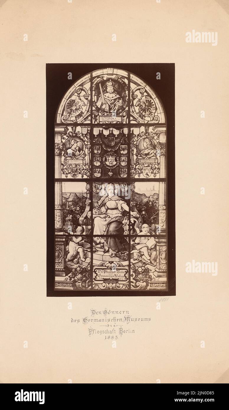 Hiker Friedrich Wilhelm (1840-1910), Window, Nuremberg (1885): Window ...