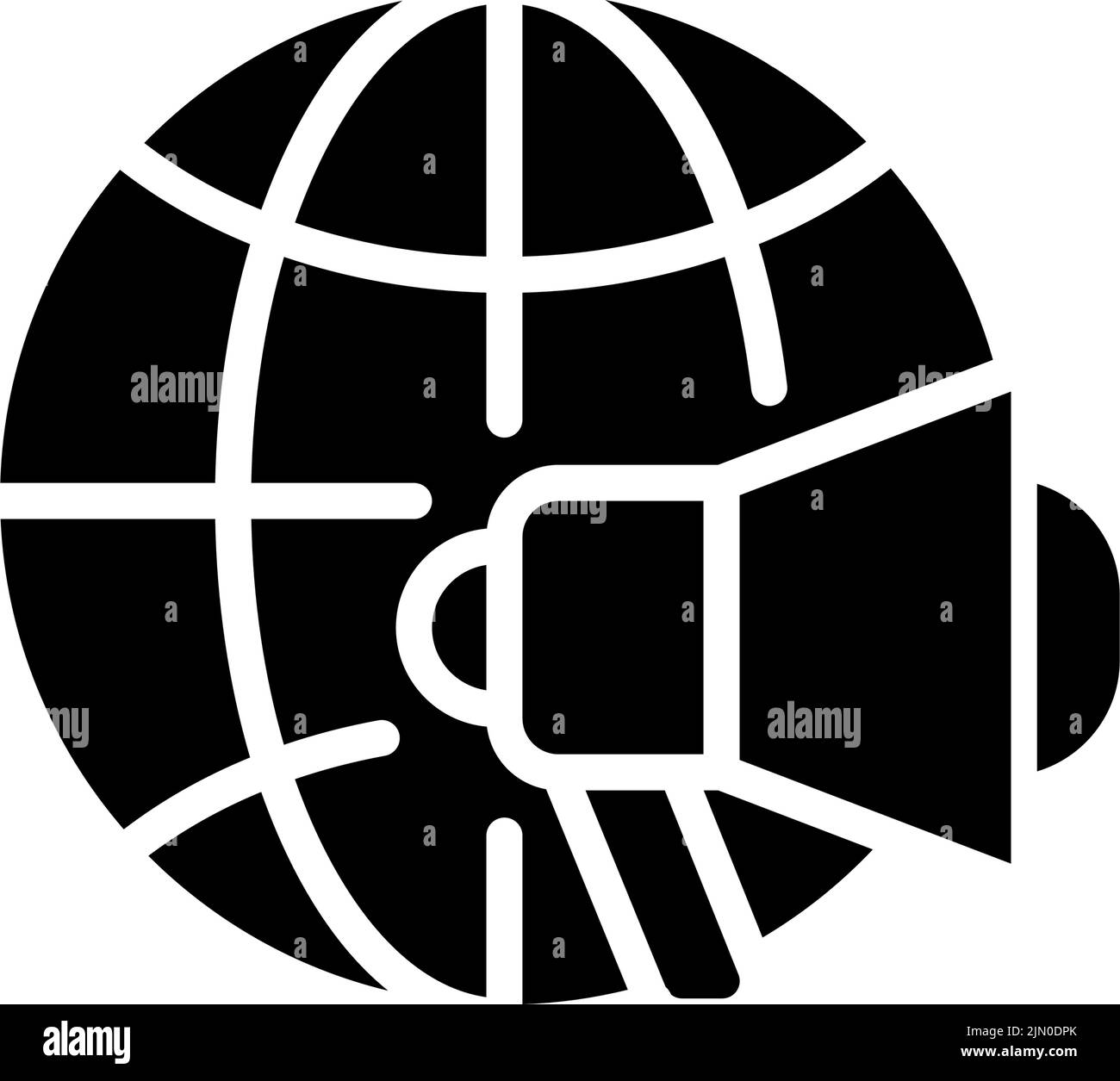 Global marketing black glyph icon Stock Vector Image & Art - Alamy