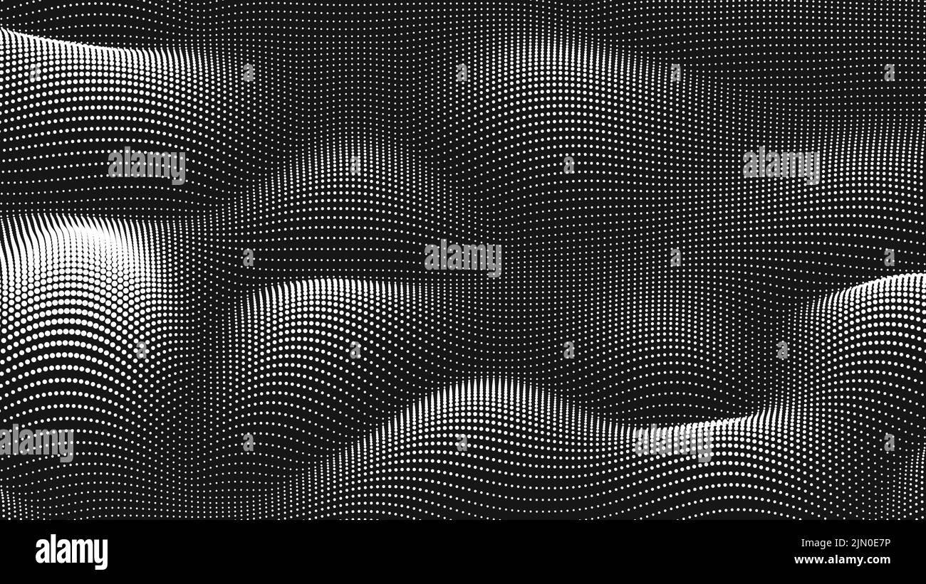 Point wave noise texture. Abstract dot background. Technological ...