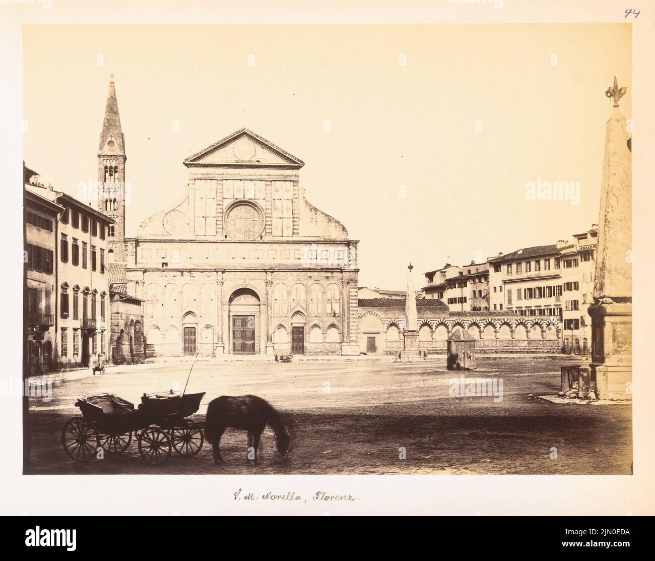 Alberti leon battista 1404 1472 s maria novella hi-res stock ...