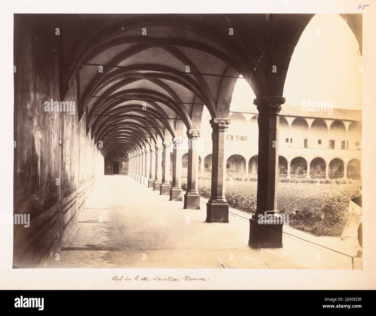 Alberti leon battista 1404 1472 s maria novella hi-res stock ...