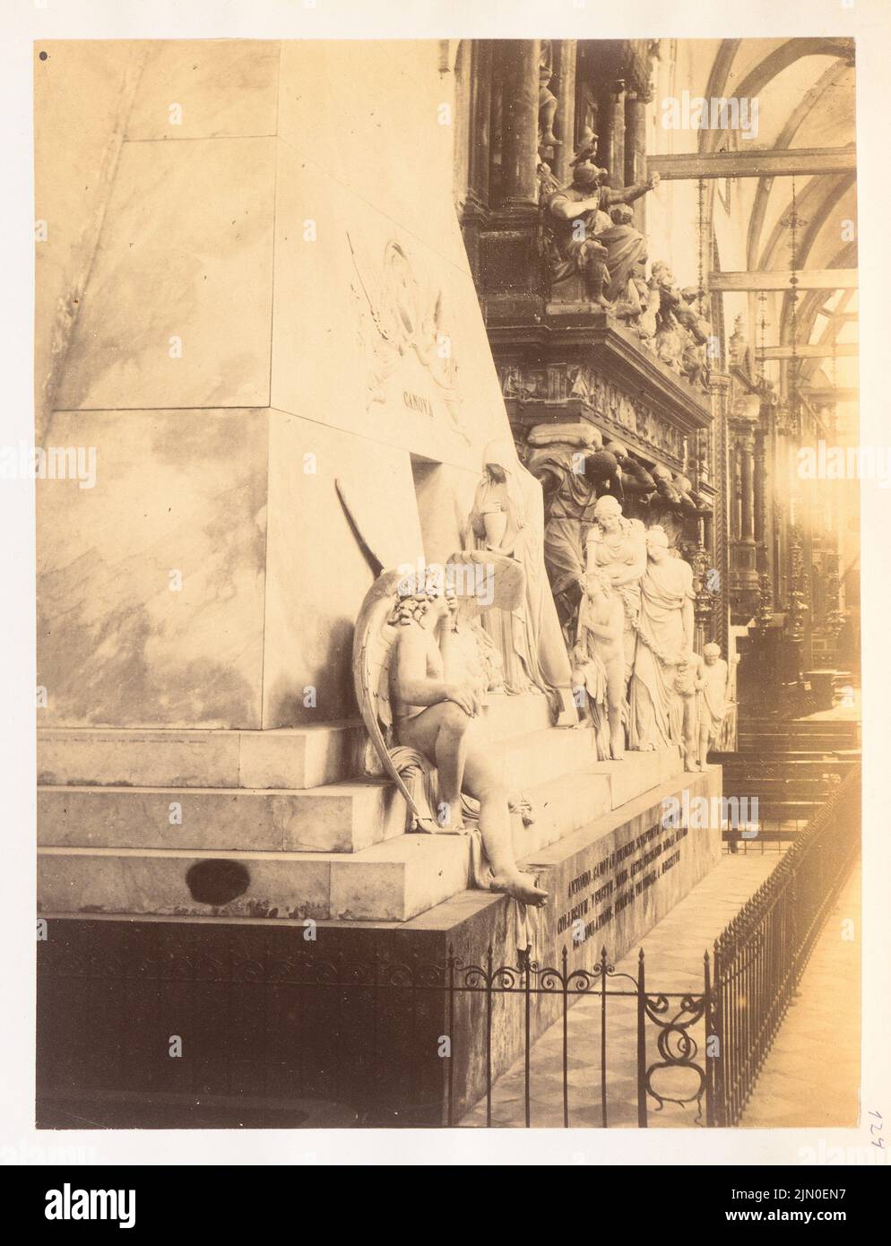 Unknown photographer, tomb of Canova (?) In Possagno (?) (Without Dat ...