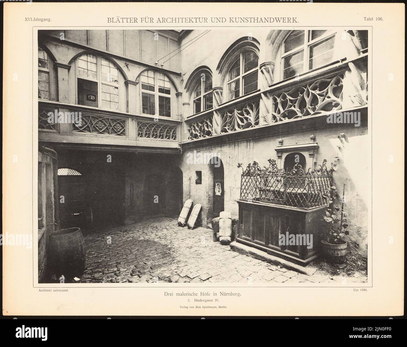 Innenhof bindergasse hi-res stock photography and images - Alamy