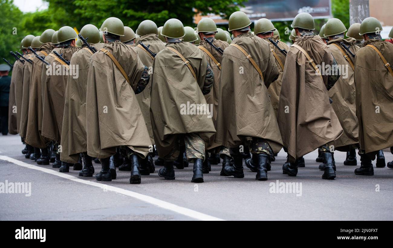 Build soldiers in the form of World War II Stock Photo - Alamy