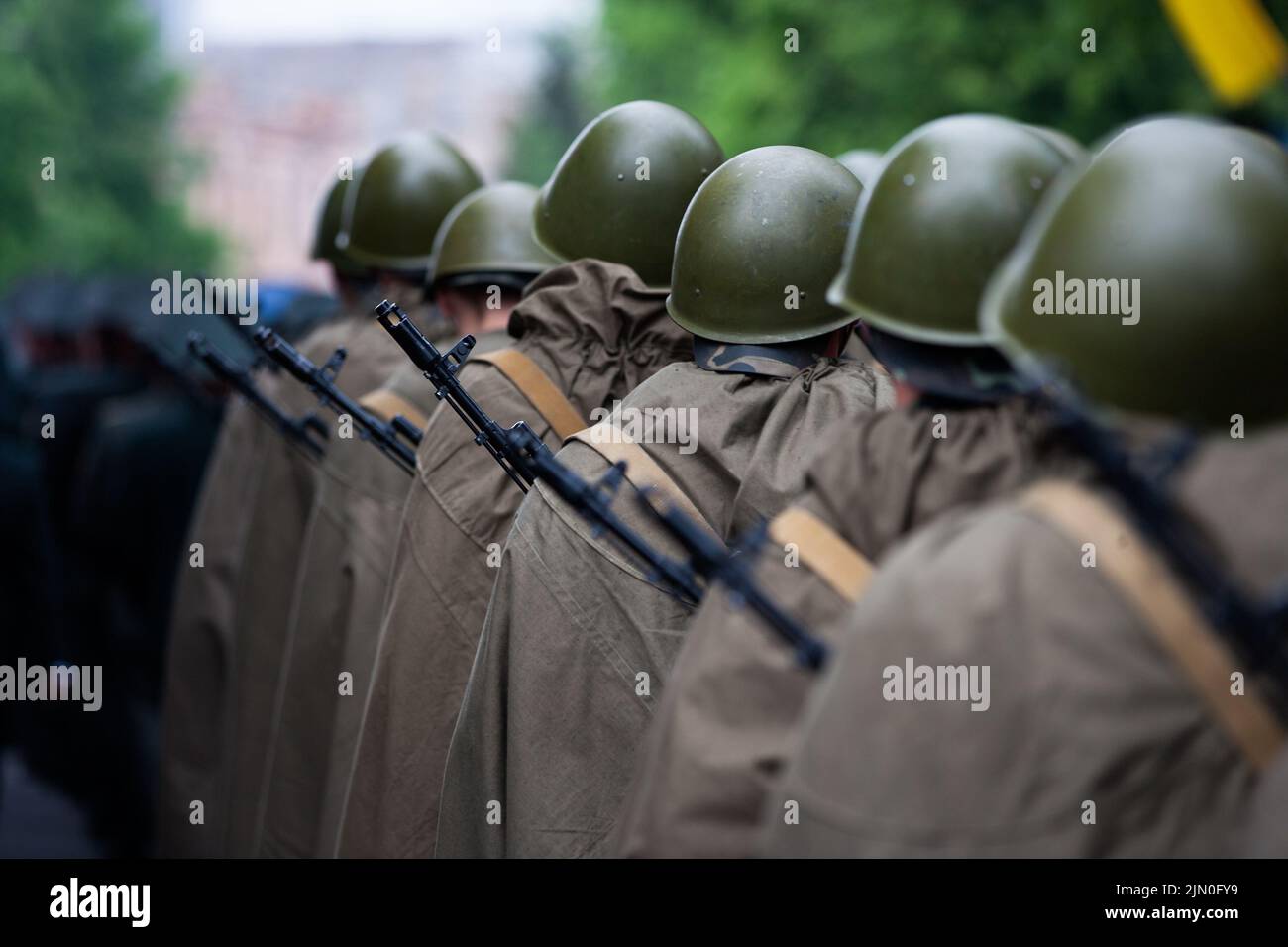 Build soldiers in the form of World War II Stock Photo - Alamy