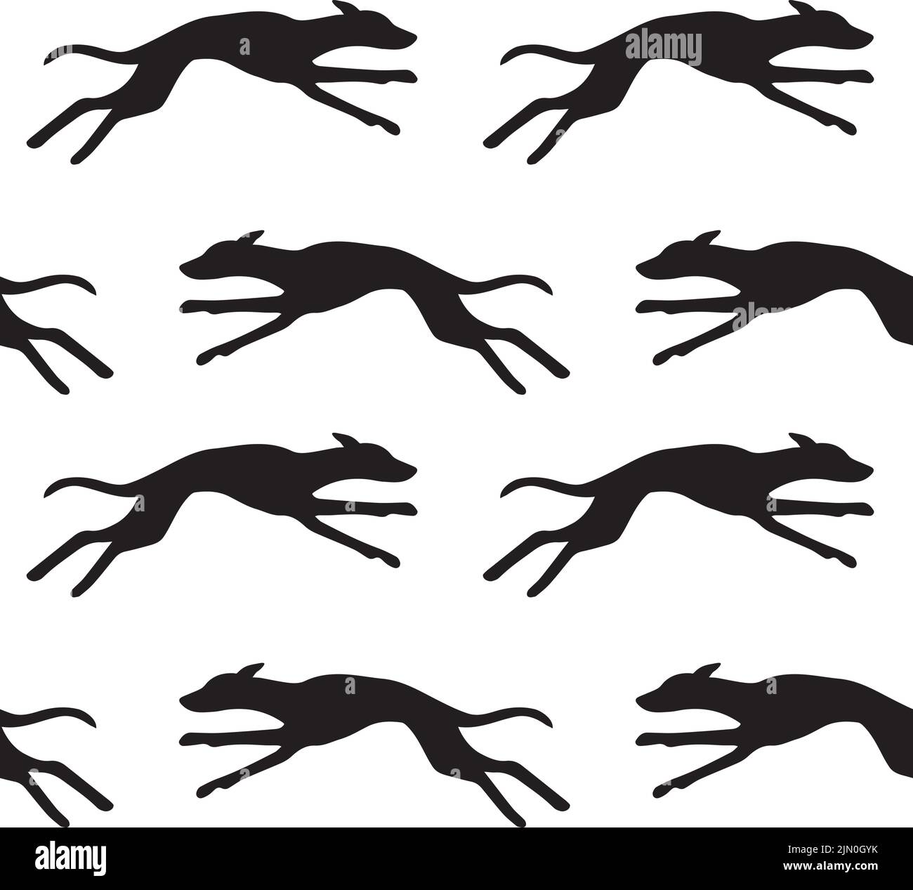 Grey whippet Stock Vector Images - Alamy