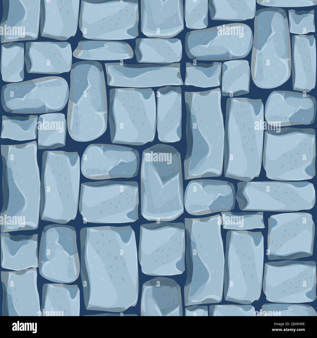 Stone wall from bricks, rock, game background in cartoon style ...