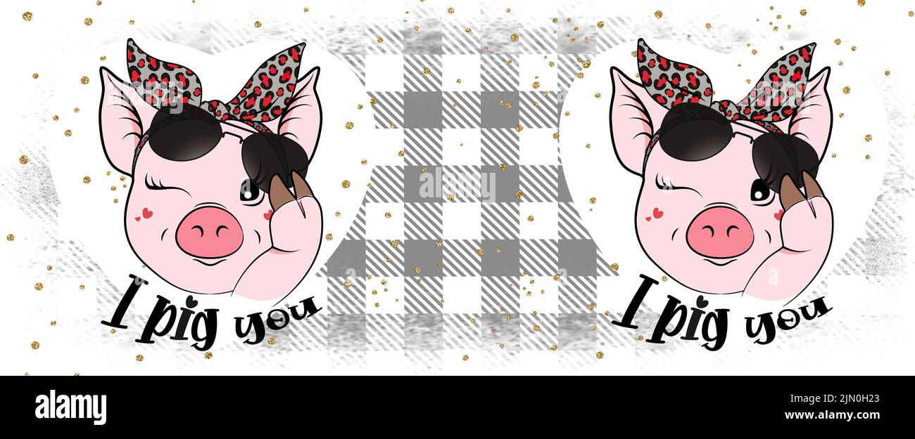 Pig with hearts hi-res stock photography and images - Alamy