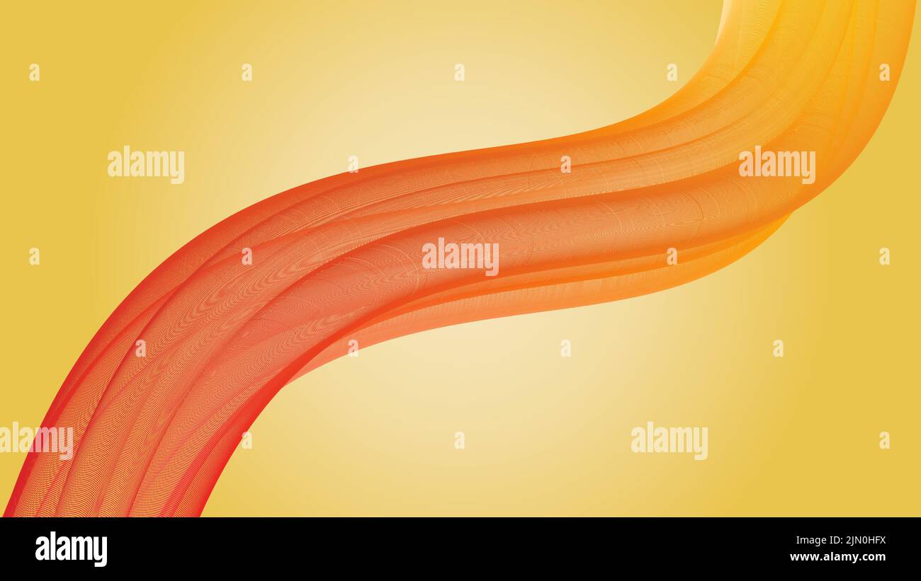 Blending colored curves giving the sensation of linear motion Stock ...