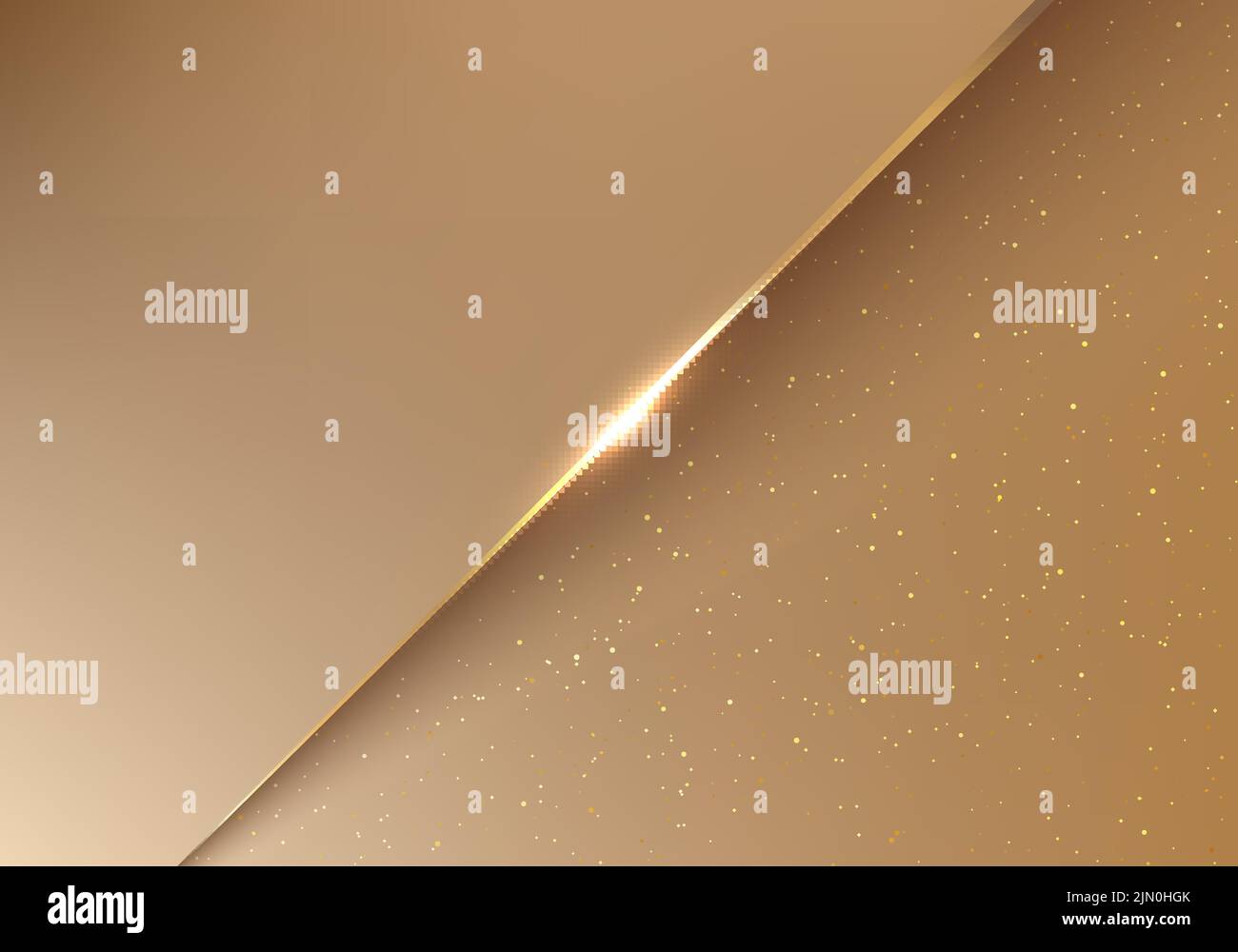Elegant golden paper cut luxury background with gold diagonal line and ...