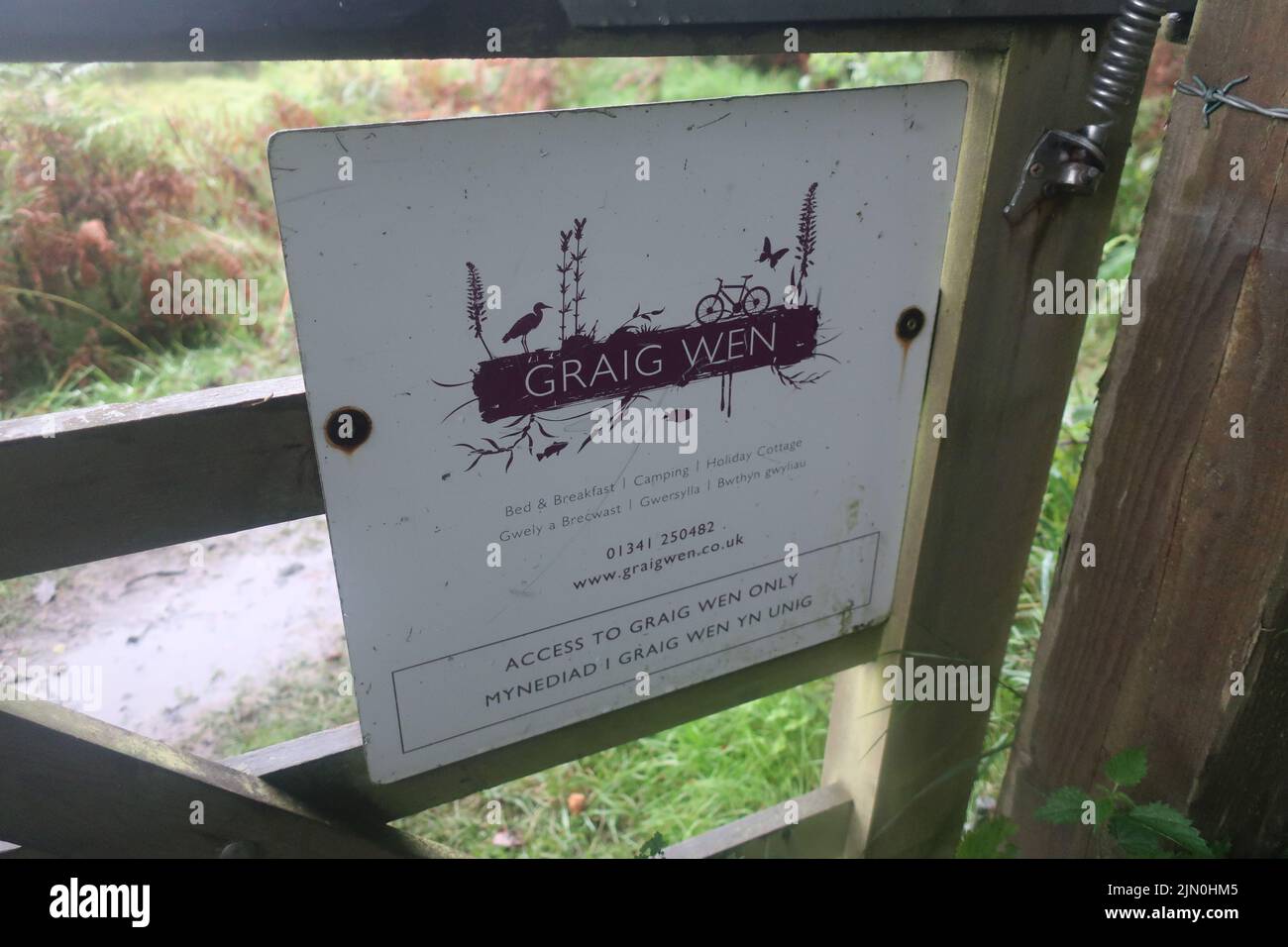 Macmillan Cross Britain Way long distance trail. Wales. United Kingdom ...