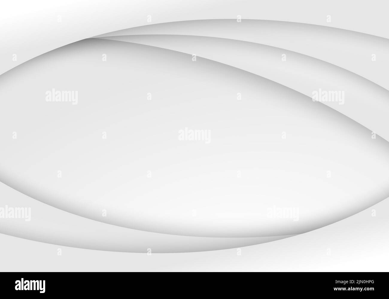 Template abstract elegant white curved shape layer on clean background ...