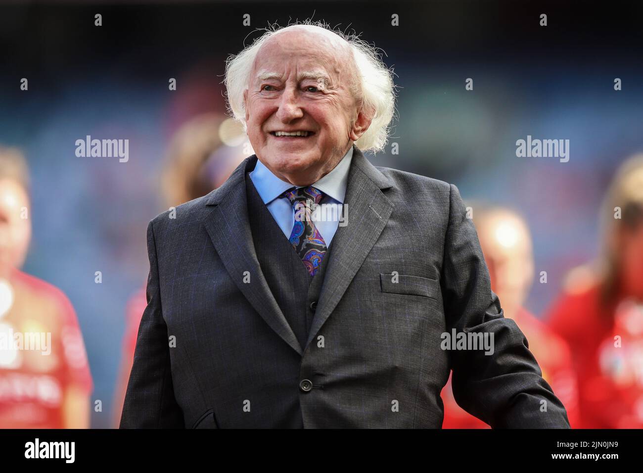 August 7th, 2022, Dublin Ireland; Republic of Ireland President Michael ...
