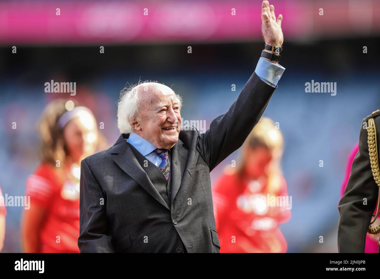 August 7th, 2022, Dublin Ireland; Republic of Ireland President Michael ...