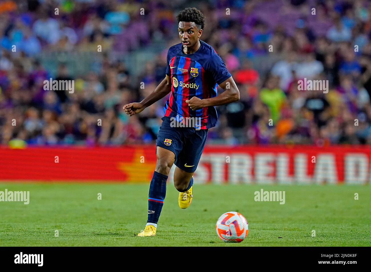 Alejandro Balde of FC Barcelona during the Joan Gamper trophy match ...