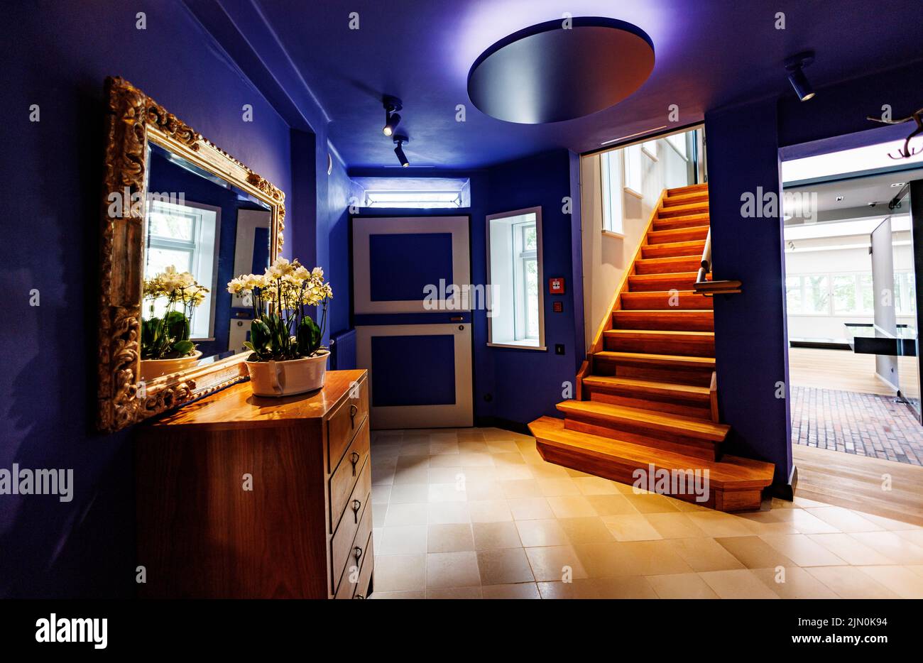 Neukirchen, Germany. 08th Aug, 2022. Light floods through the first ...