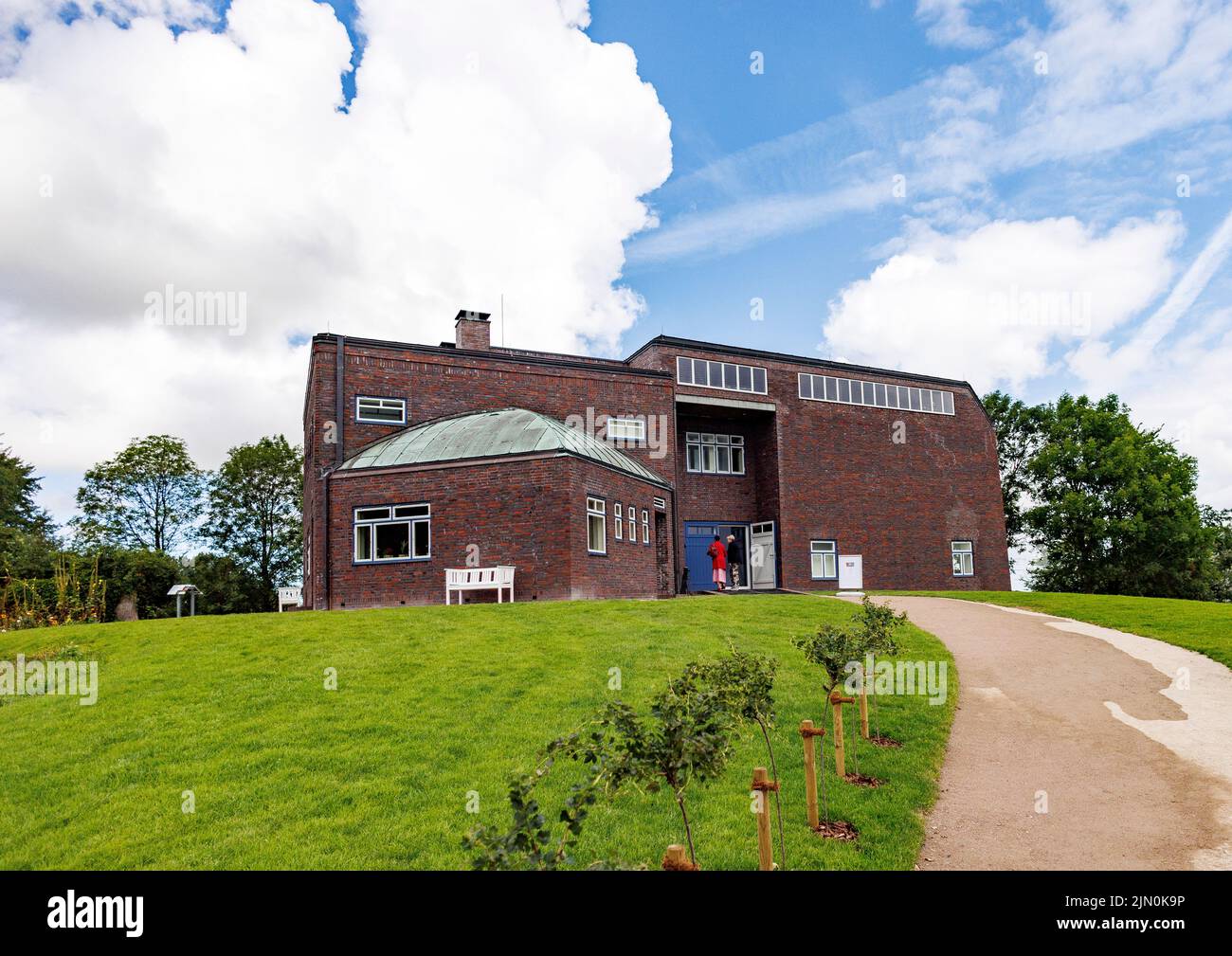 Neukirchen, Germany. 08th Aug, 2022. Clouds drift over the reopened ...