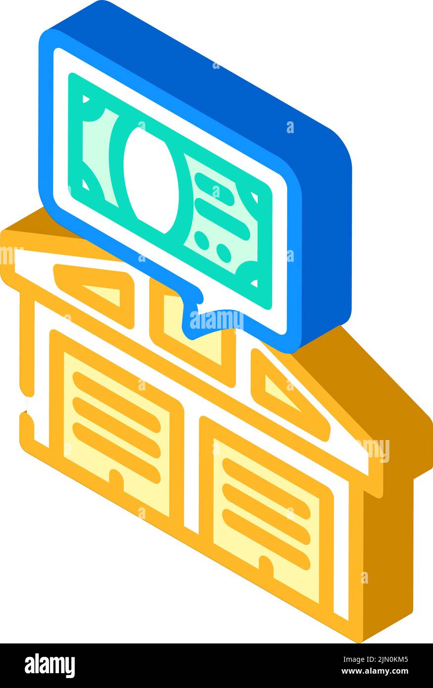 warehouse goods isometric icon vector illustration Stock Vector Image ...