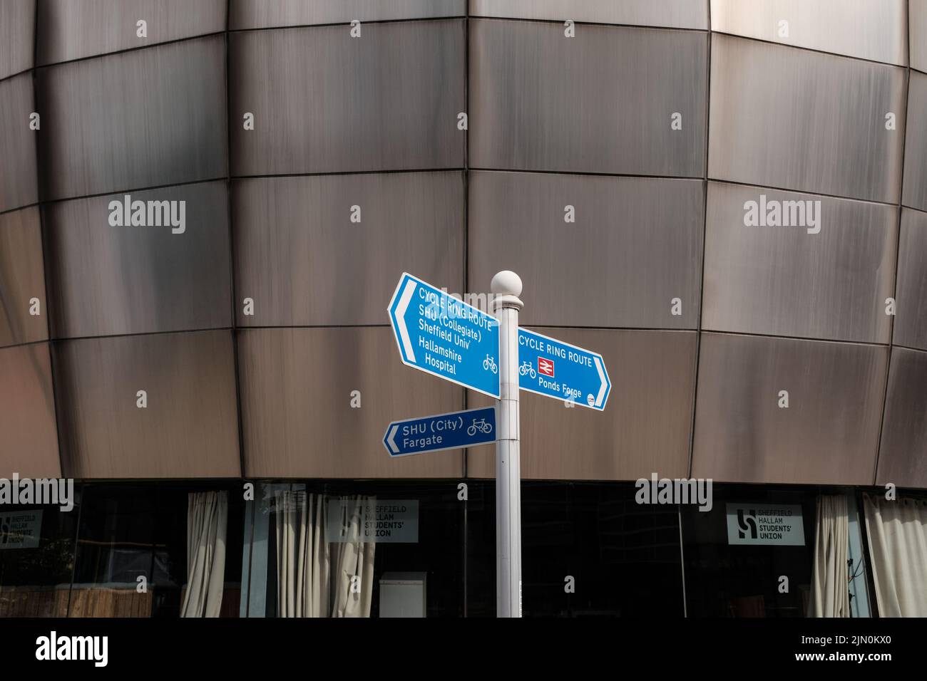 Architecture and famous buildings in Sheffield City Centre, UK Stock ...
