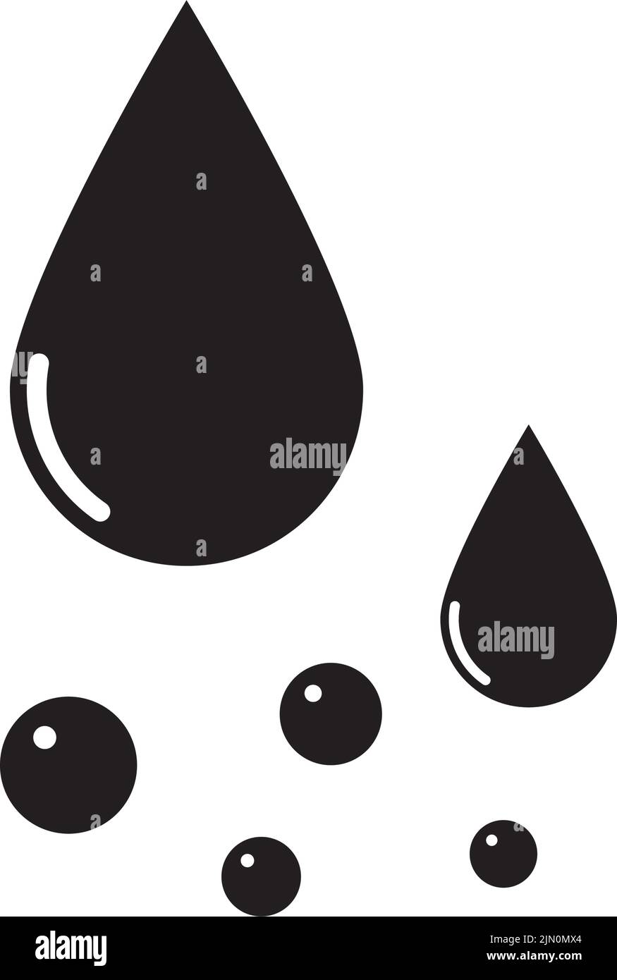 water drop icon logo vector design Stock Vector Image & Art - Alamy