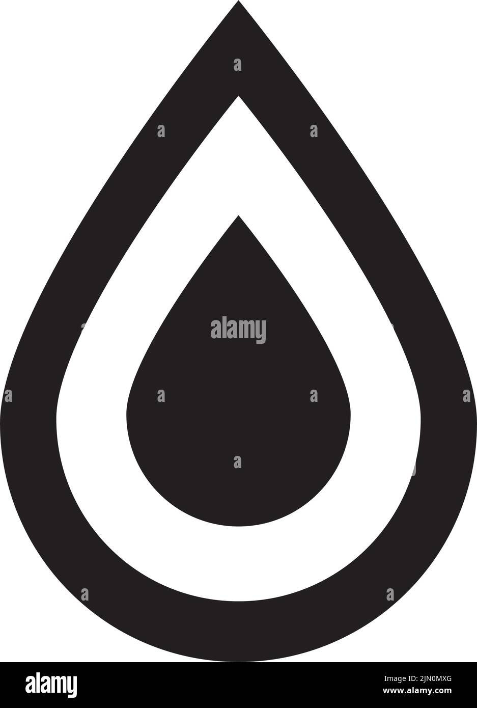 Drop logo clean water Black and White Stock Photos & Images - Alamy