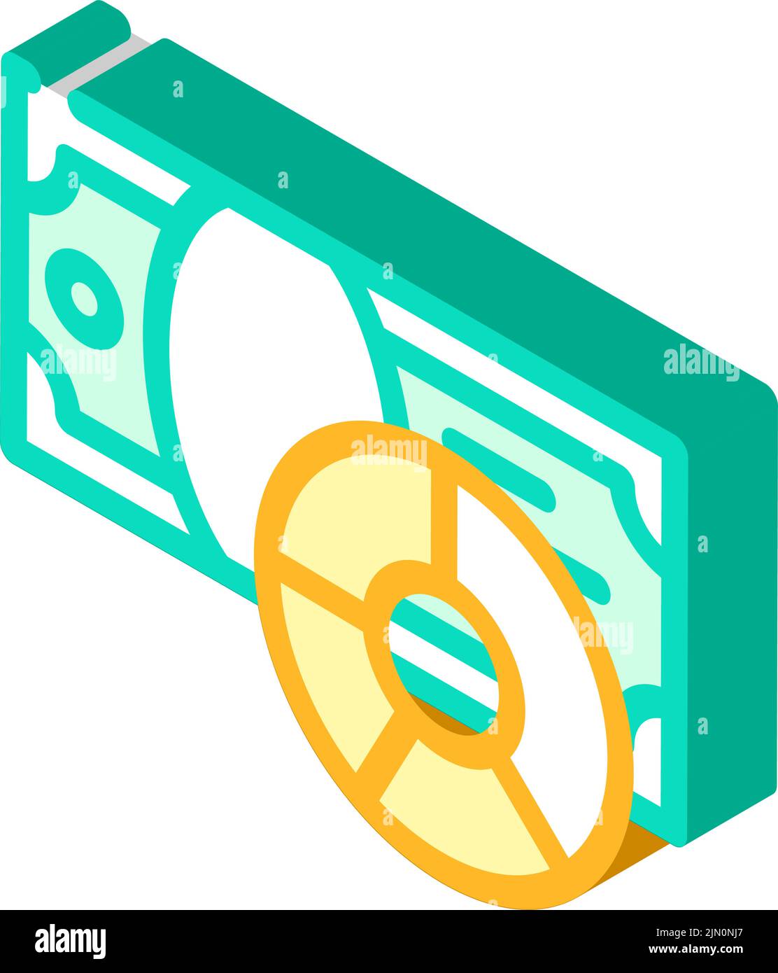 money control isometric icon vector illustration Stock Vector Image ...