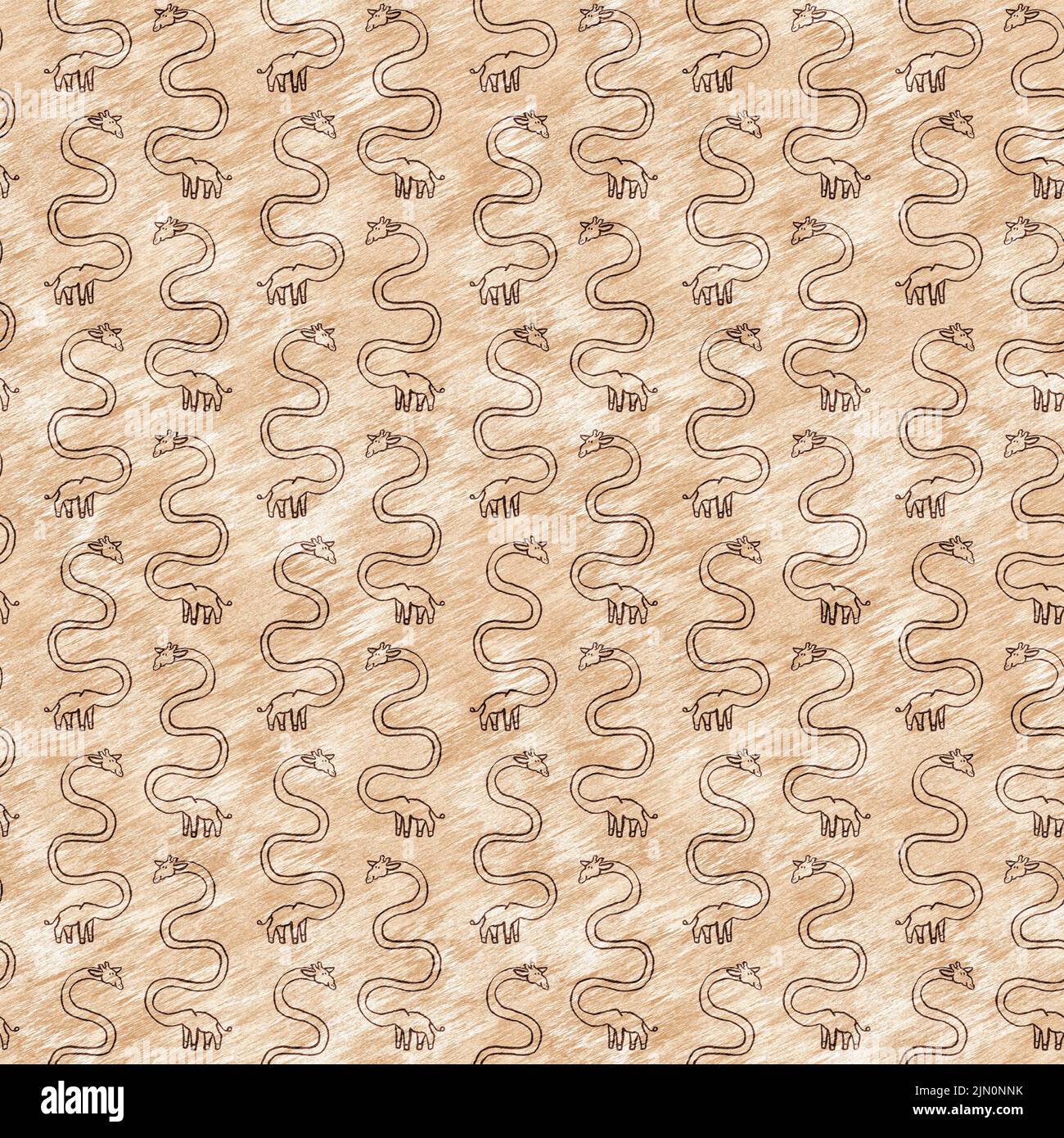 Cute safari wild giraffe animal pattern for babies room decor. Seamless ...