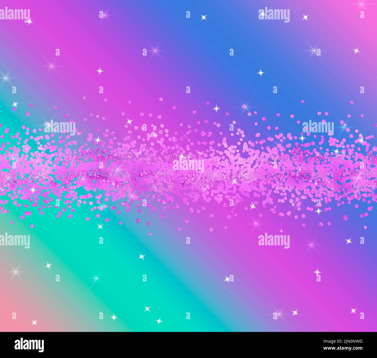 Iridescent shiny rainbow texture with pink glitter Stock Photo - Alamy