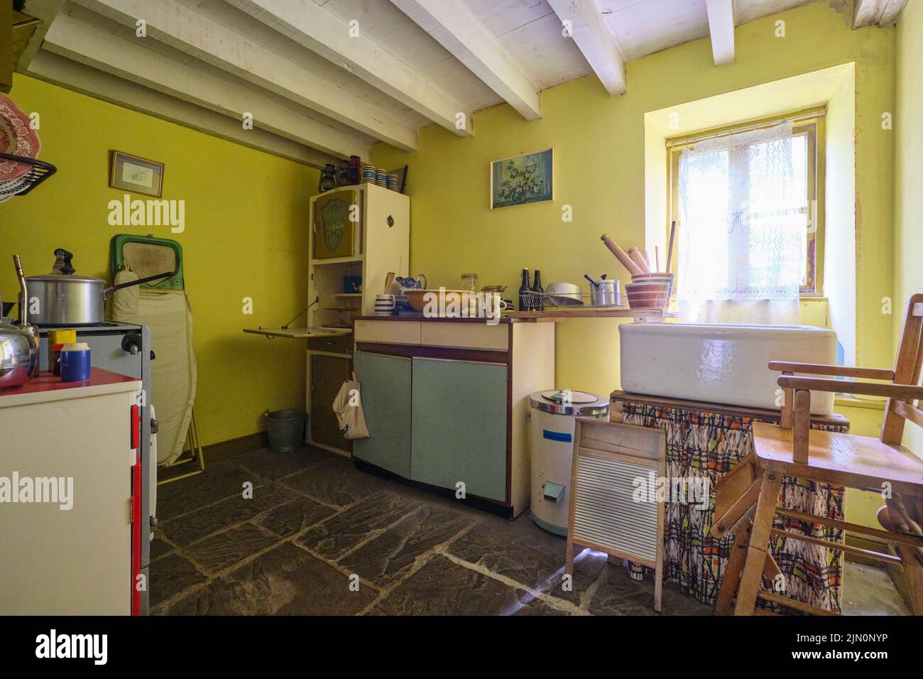 For the first time in a worker's house, a separate kitchen. In a ...