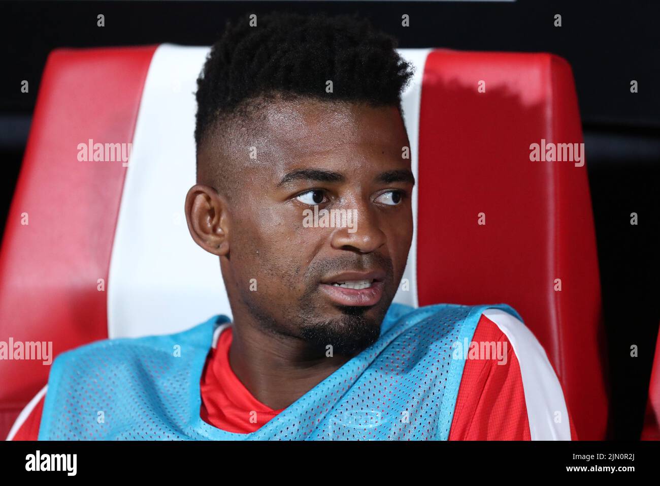 Monza, Italy. 07th Aug, 2022. Jose Machin of Ac Monza looks on during ...