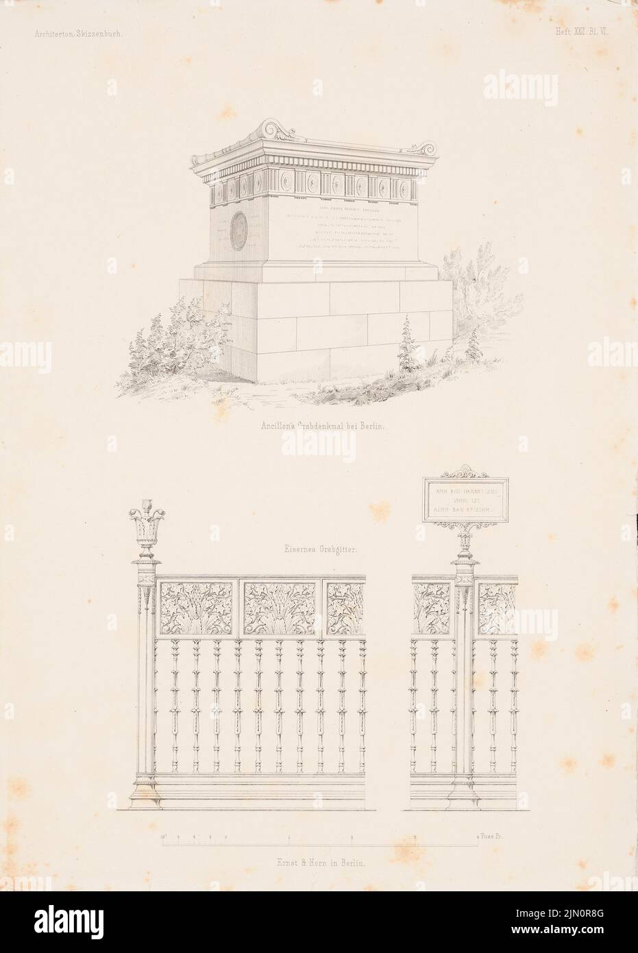 1855 perspektivische ansicht hi-res stock photography and images - Alamy