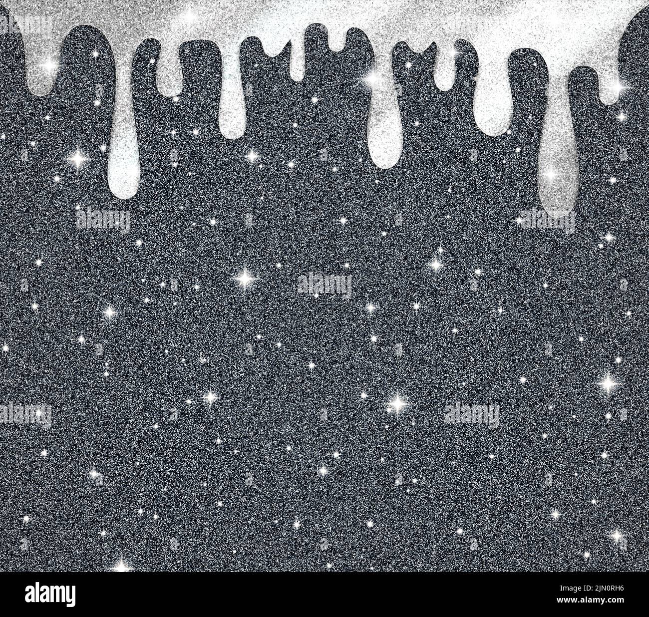 Silver speckled surface hi-res stock photography and images - Alamy