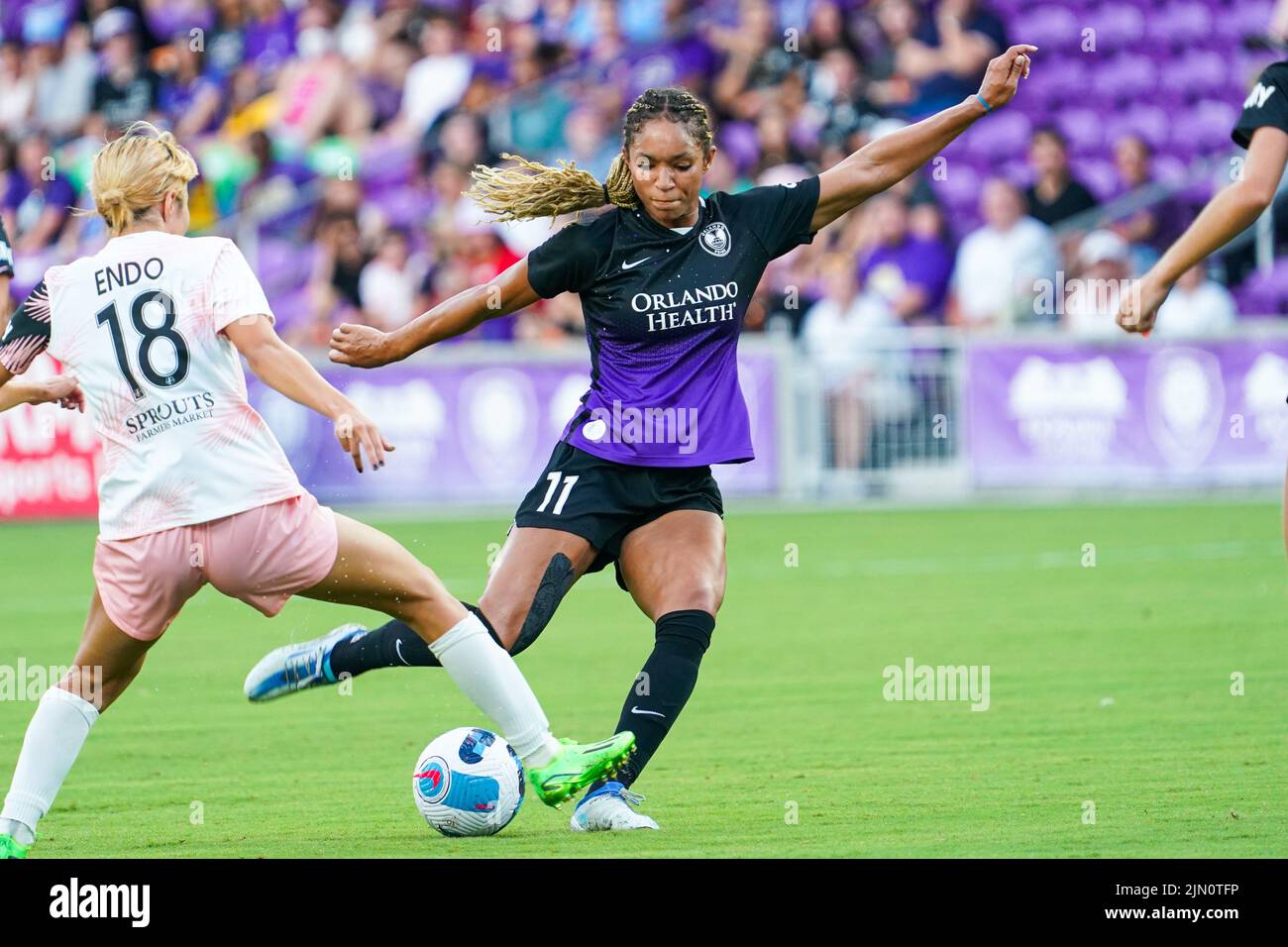 Orlando, Florida, USA, August 7, 2022, Orlando Pride forward ,Darian ...