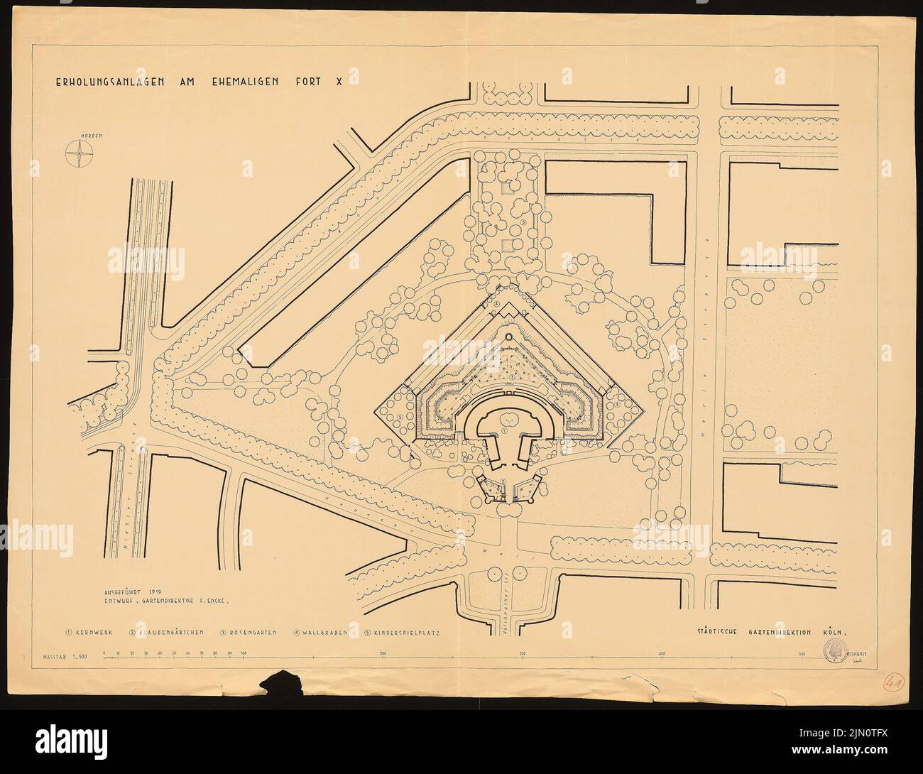 Erholungsanlagen am ehemaligen fort x hi-res stock photography and ...