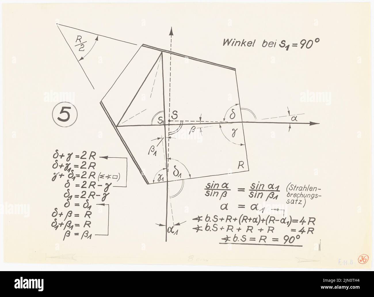 N.N., field measurement exercises (without dat.): Field meter angle ...