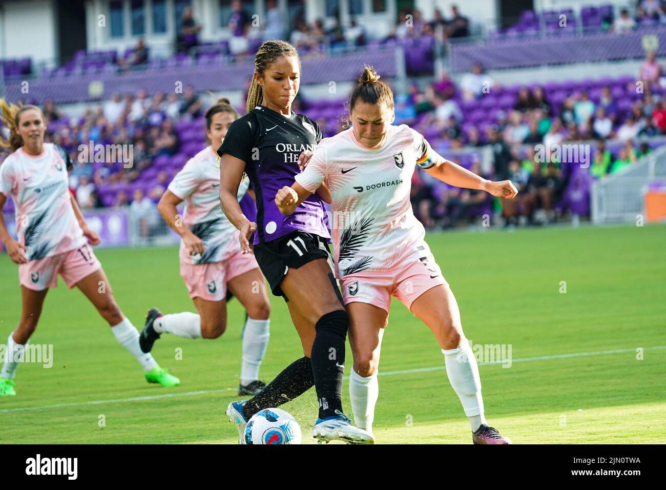 Orlando, Florida, USA, August 7, 2022, Orlando Pride forward ,Darian ...