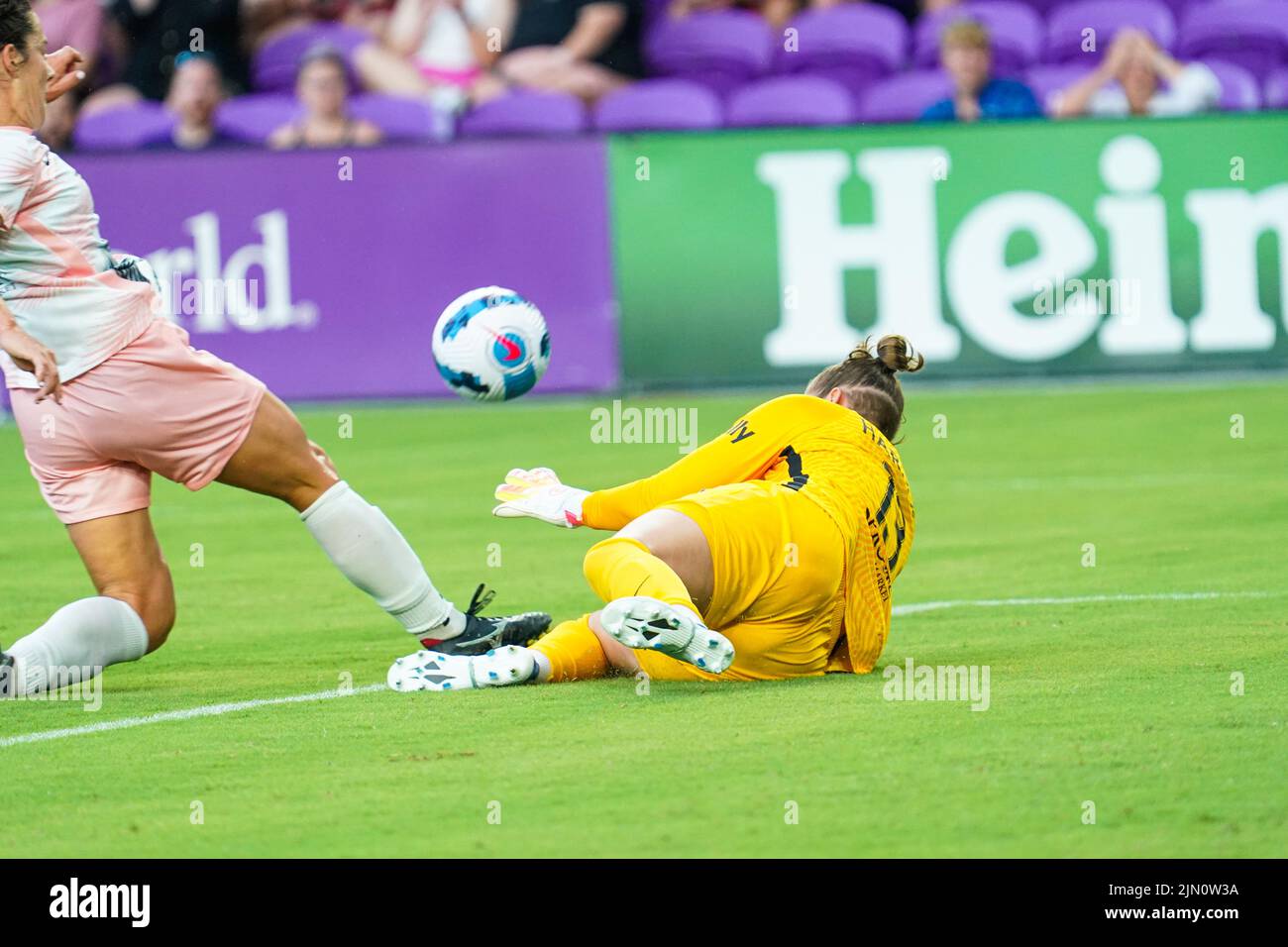 Orlando, Florida, USA, August 7, 2022, Angel City FC Goalkeeper Dijana ...