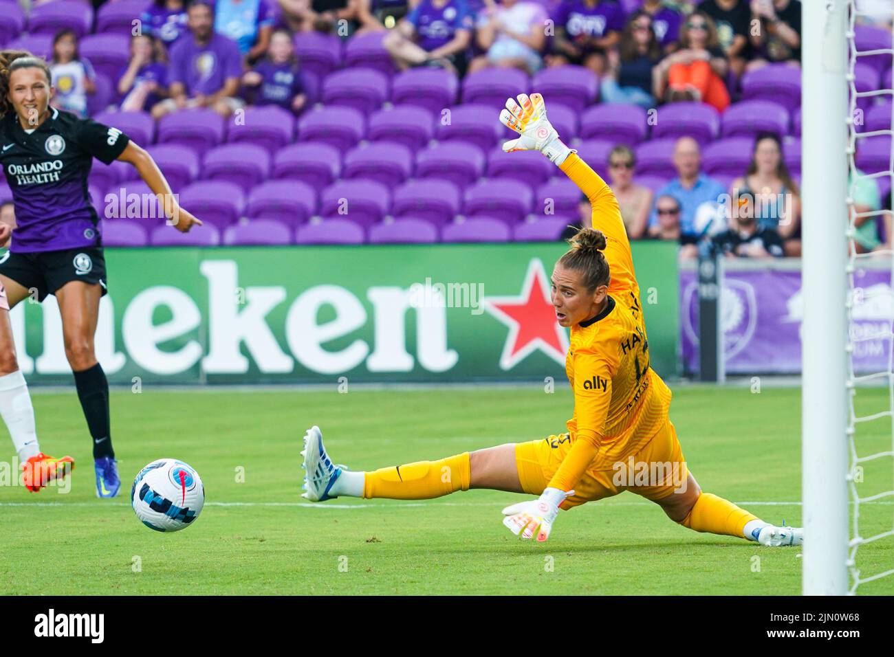 Orlando, Florida, USA, August 7, 2022, Angel City FC Goalkeeper Dijana ...