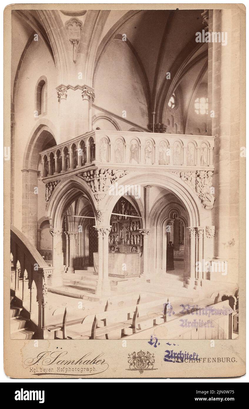 Church interior altar in Cut Out Stock Images & Pictures - Alamy