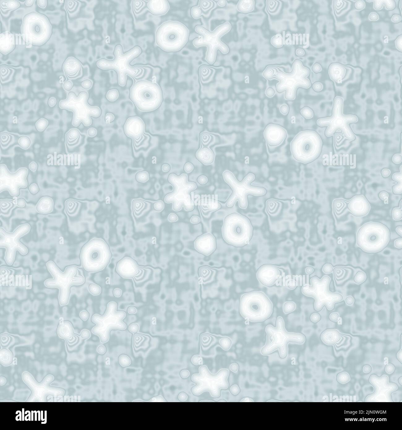 Soft ice blue snow flake pattern background. Simple minimal frosty blur ...